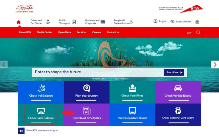 Salik Balance Check in UAE – The Ultimate 2025 Guide